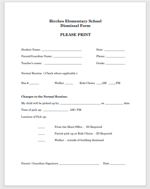 Birches Elementary / Homepage